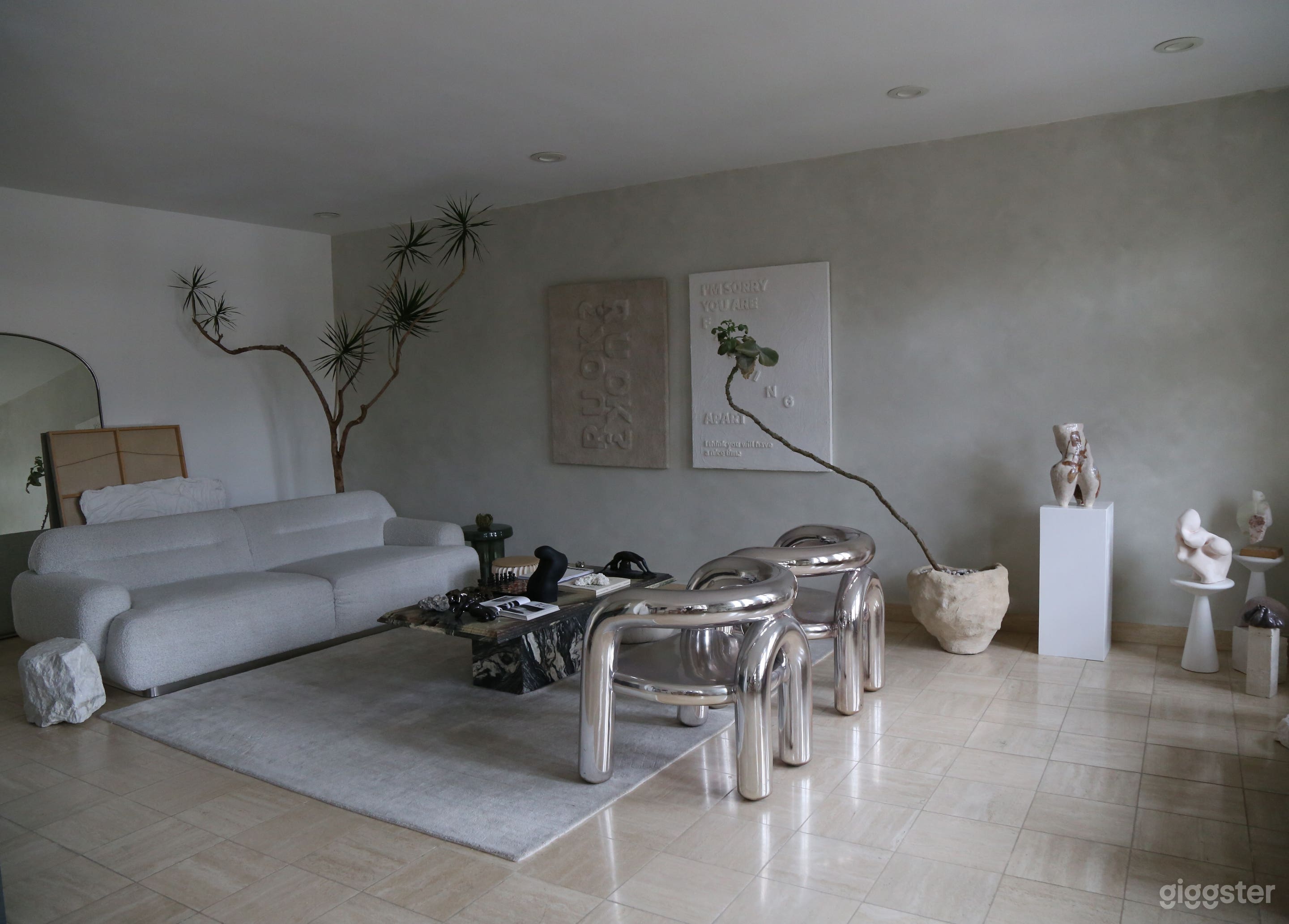 Art filled home, props, furniture, different vantage points | Rent this ...