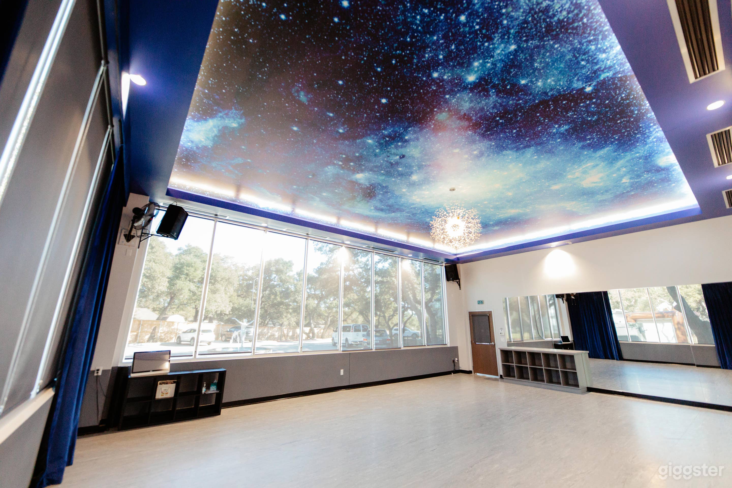 Dance Studio 1 - Starry Night Ceiling | Rent this location on Giggster