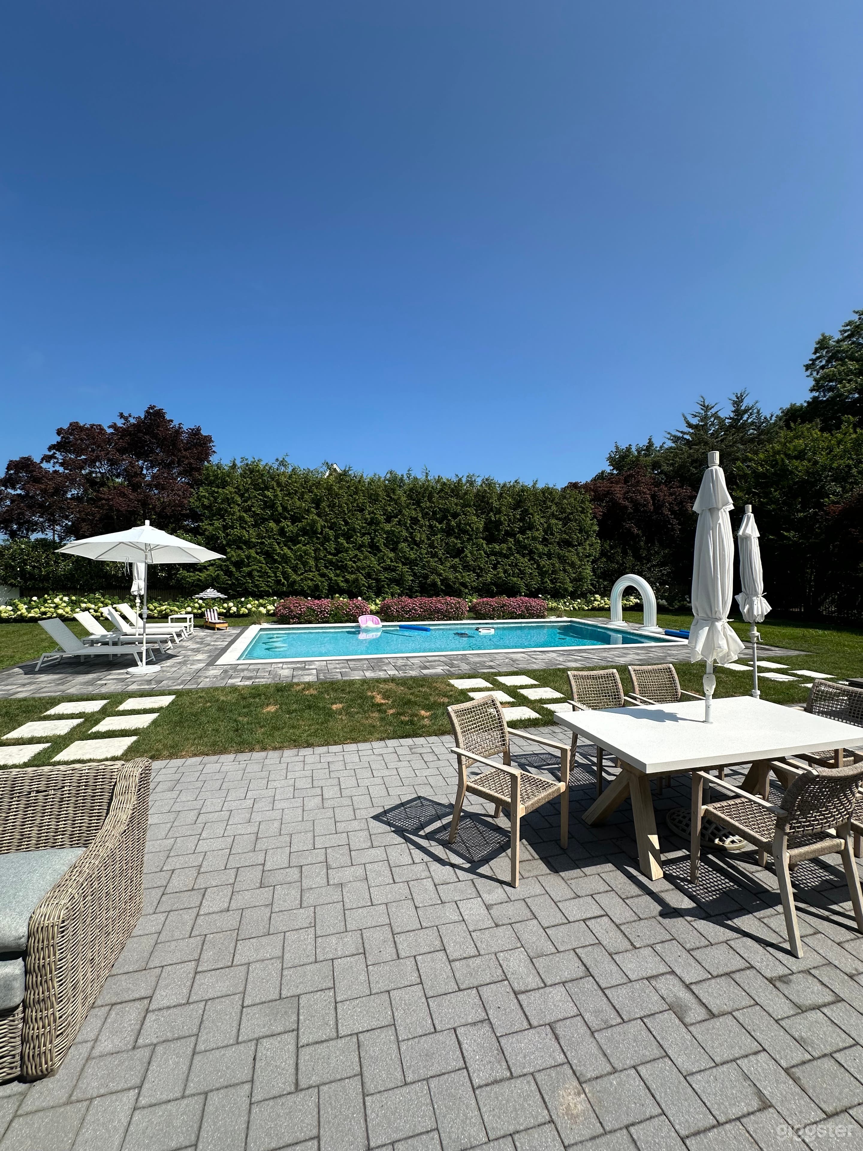 Jersey Shore Backyard + Pool Oasis | Rent this location on Giggster