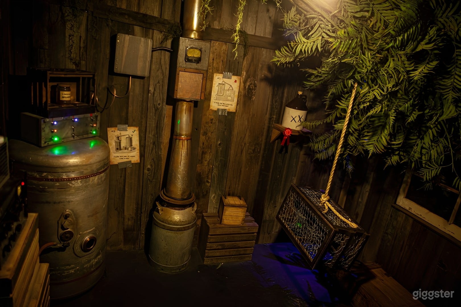 Swamp Witch Escape Room Cabin | Cinematic Production Set | Rent this ...