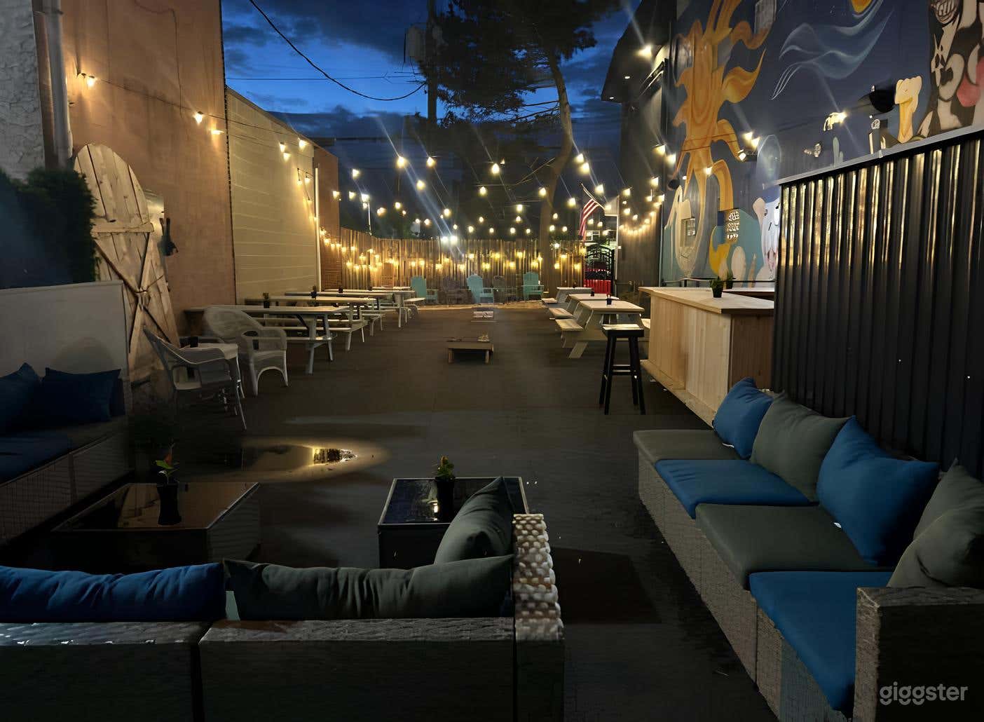 Lush, Open-Air Setting Outdoor Venue | Rent this location on Giggster